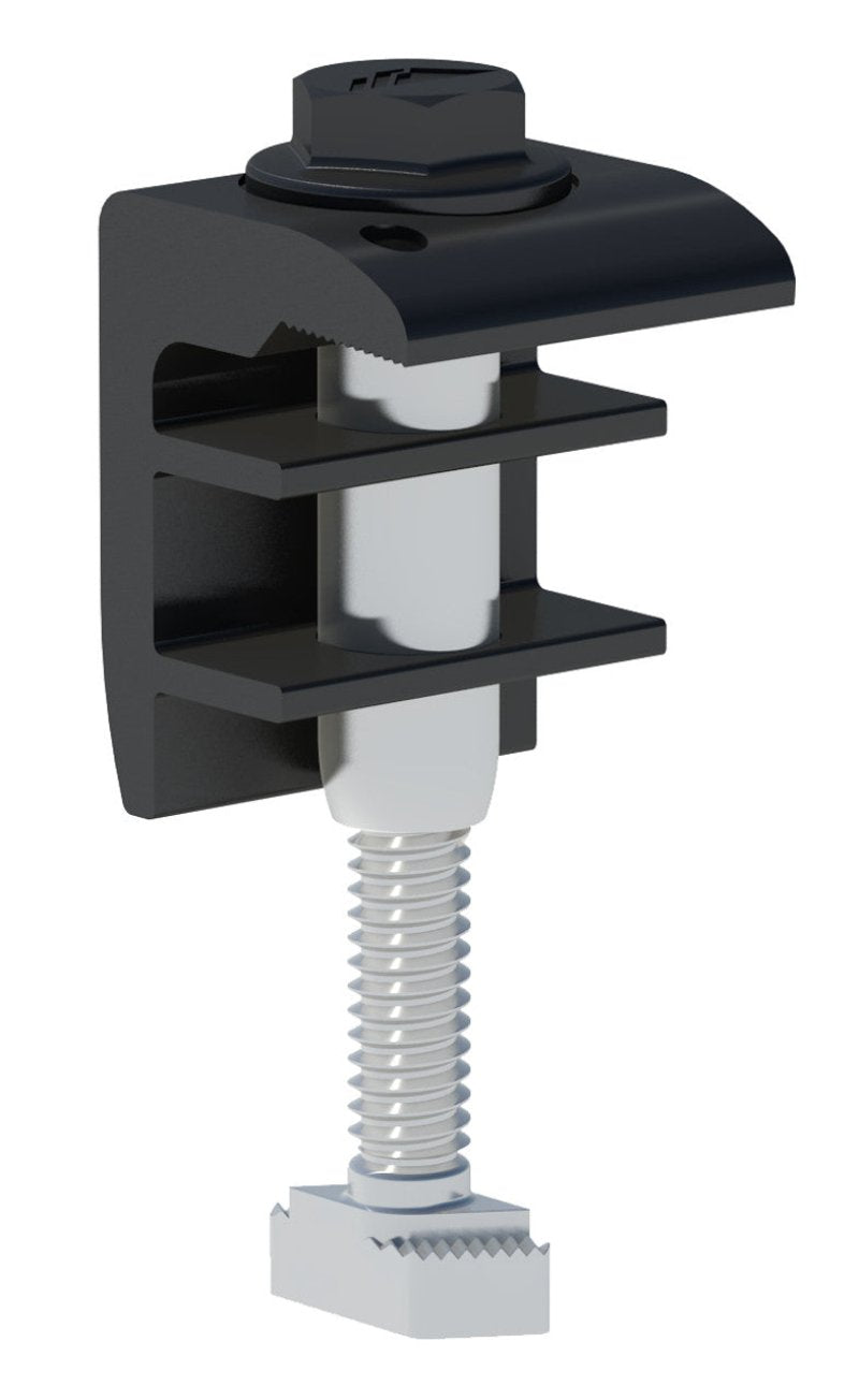 IronRidge UFO UFO-END-01-B1-US Black End Clamp, 30mm-40mm Domestic Content